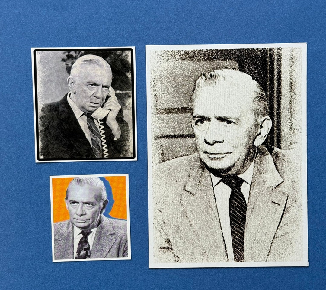 Perry Mason TV Show Magnet, Perry Mason, Lt. Tragg, Ray Collins ...