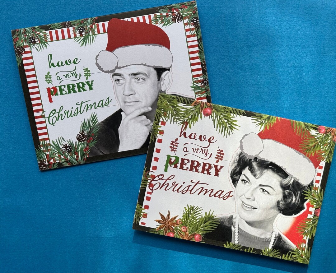 Perry Mason Christmas Card Set Raymond Burr Barbara Hale - Etsy