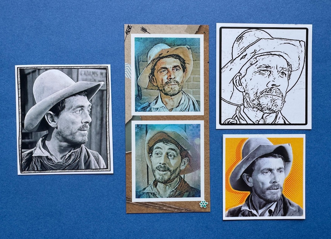 Gunsmoke Festus Magnet Set, Festus Haggen, Gunsmoke TV Western, TV ...