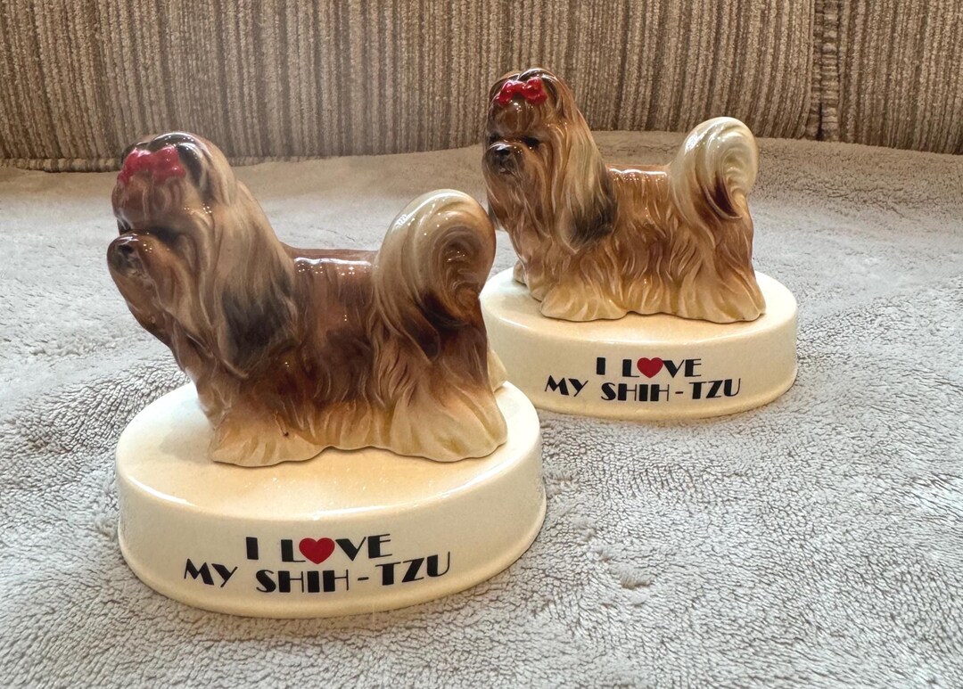 Shih-tzu Figurine, I Love My Shih-tzu Statue, George Good Shih-tzu ...