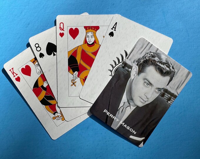 Perry Mason Card Deck, Raymond Burr, Standard Card Deck, Perry Mason ...