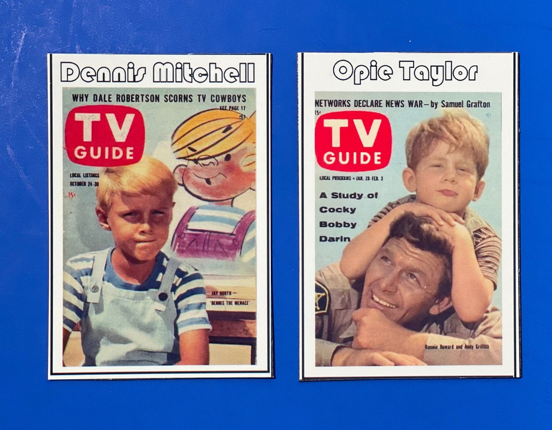 Dennis the Menace Opie Taylor Magnet Set Andy Griffith TV - Etsy