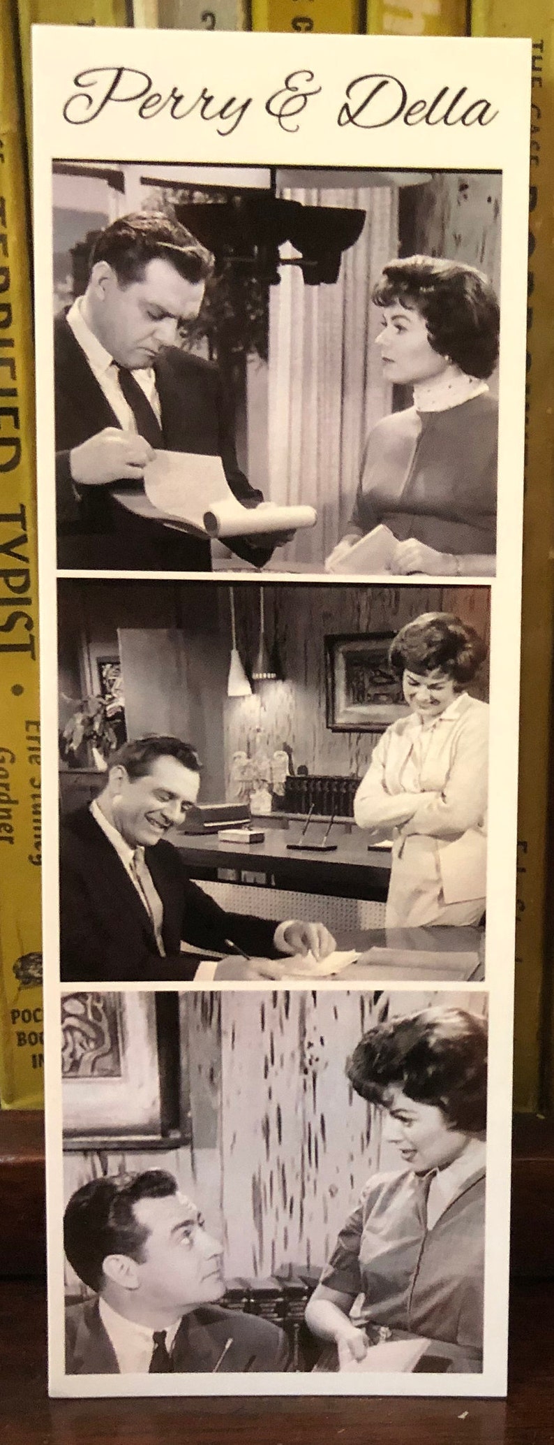 Perry Mason & Della Street Bookmarks: Classic TV Show Set - Etsy