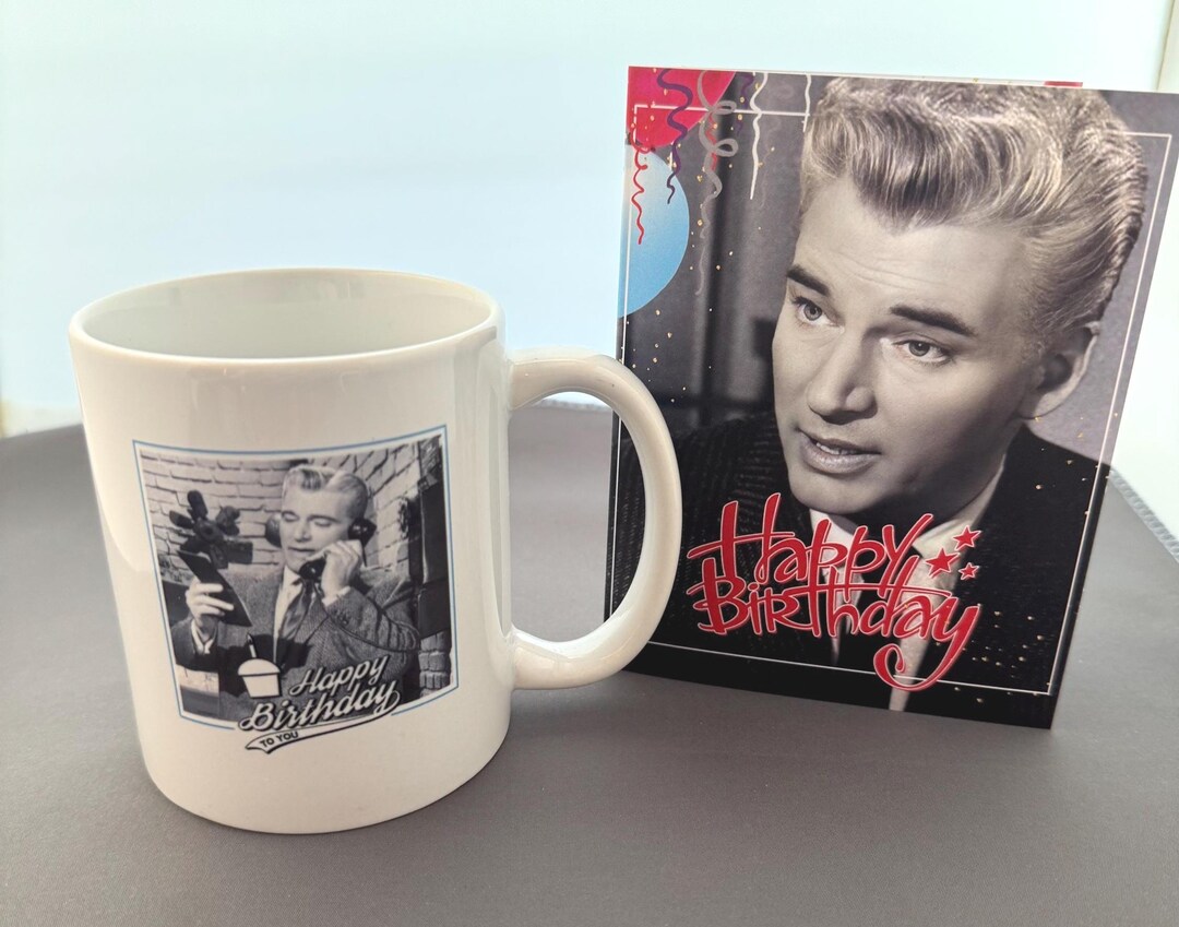 Perry Mason Mug and Birthday Card, Paul Drake Birthday Mug, Raymond ...