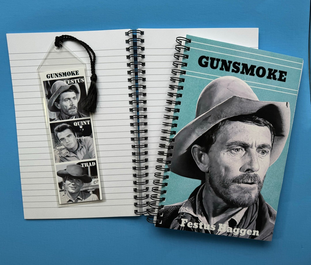 Gunsmoke Deputy Festus Haggen Spiral Notebook and Bookmark Set, Ken ...
