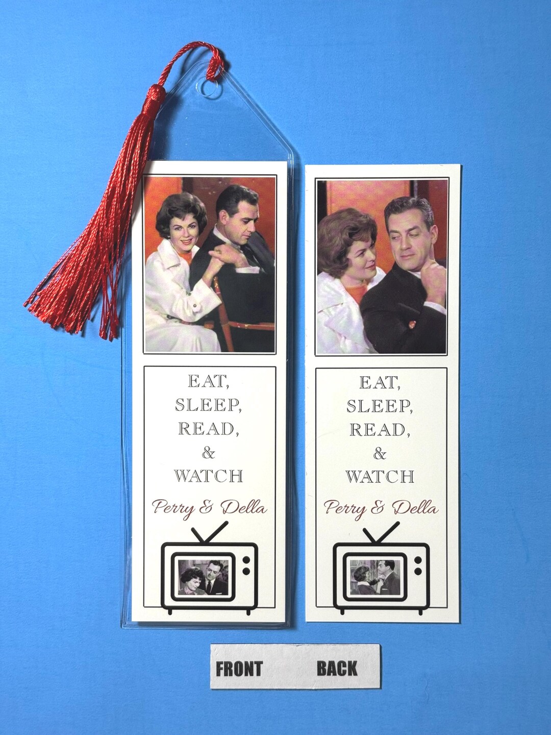 Perry Mason Bookmark, 2- Sided Bookmark, Della Street, Barbara Hale ...