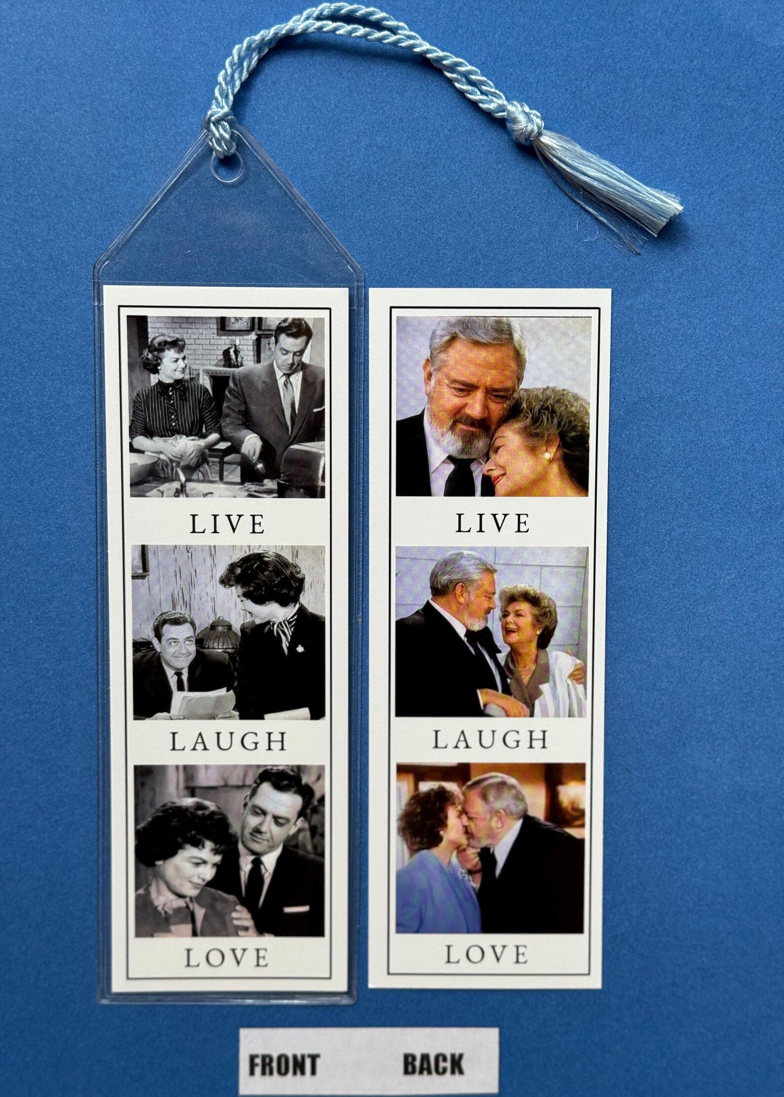 Perry Mason & Della Street 2- Sided Bookmark, Raymond Burr, Barbara ...