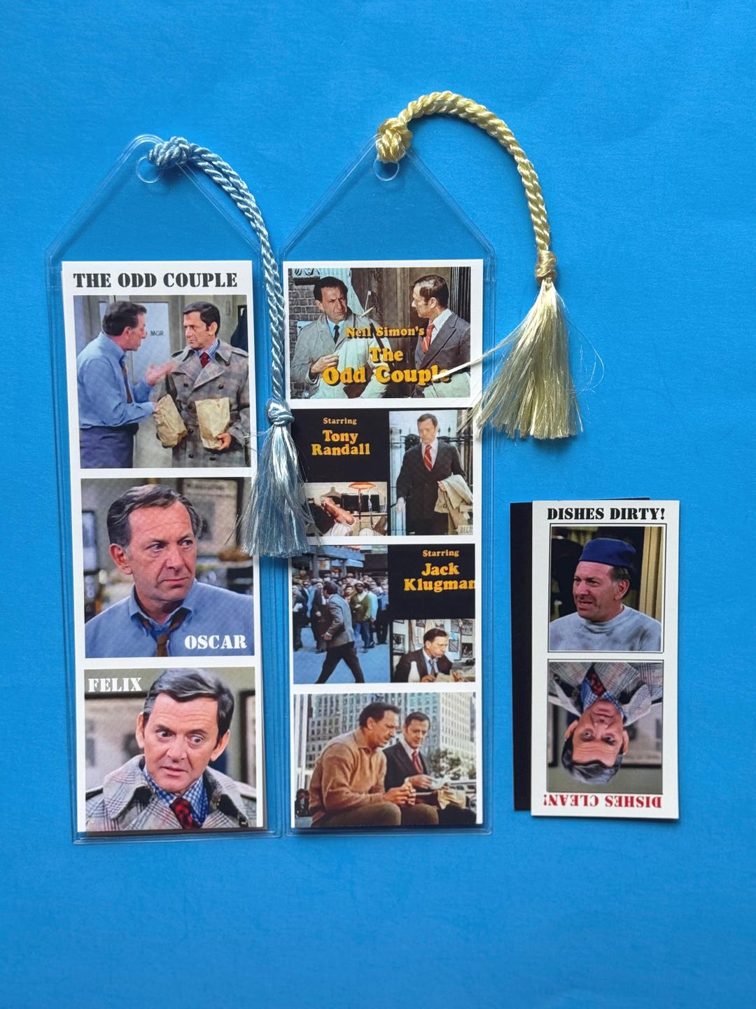 Odd Couple, the Odd Couple Bookmark and Magnet Set, Tony Randall, Jack ...