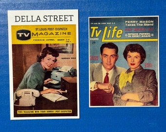 Perry Mason Post-it Note Set, Raymond Burr, Barbara Hale, William ...