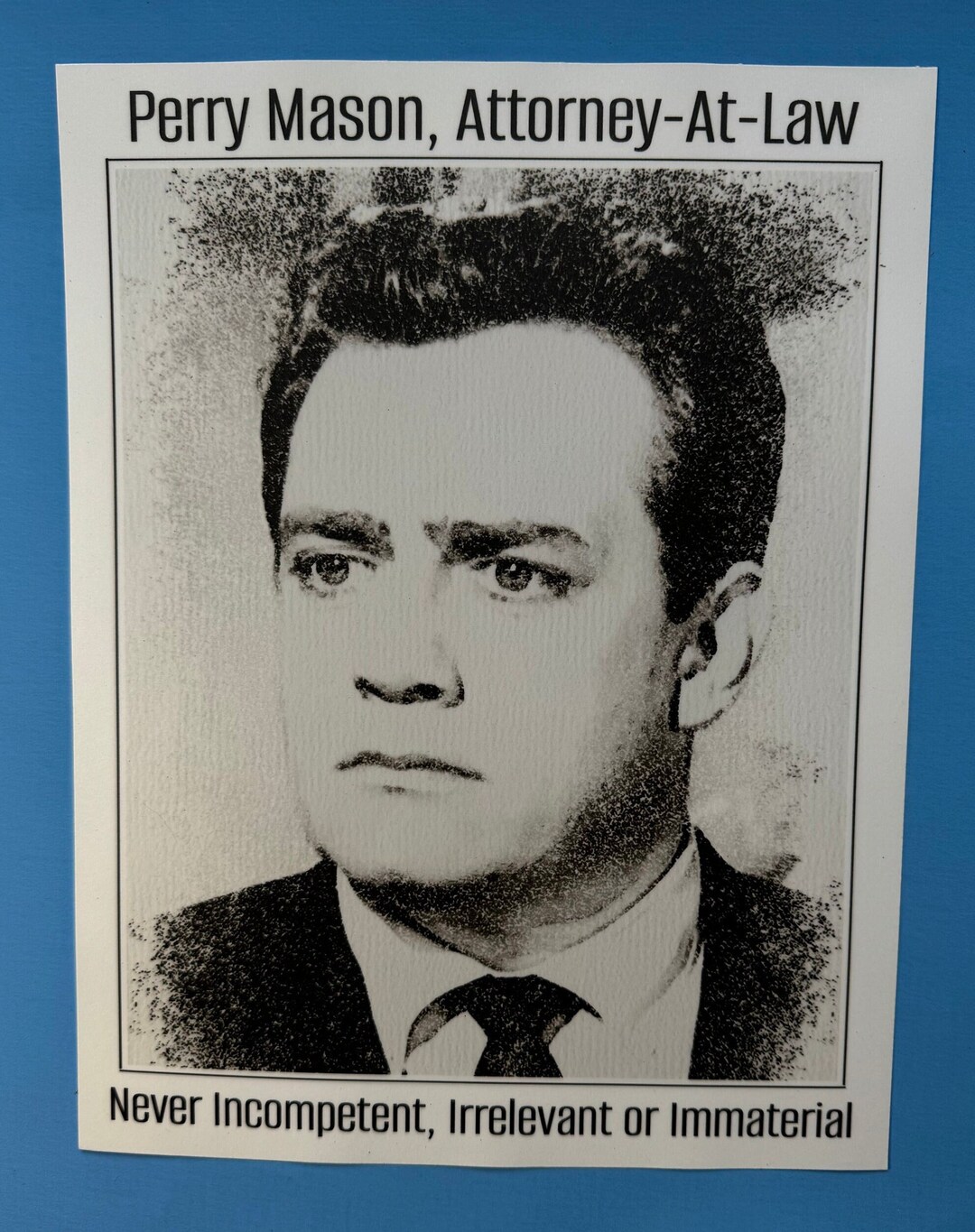 Perry Mason, Perry Mason Mini Poster Print, Raymond Burr, Wall Art ...