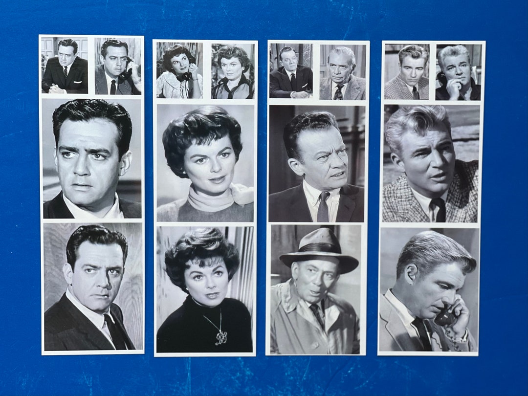 Perry Mason TV Show Bookmarks: Classic Cast Set - Etsy