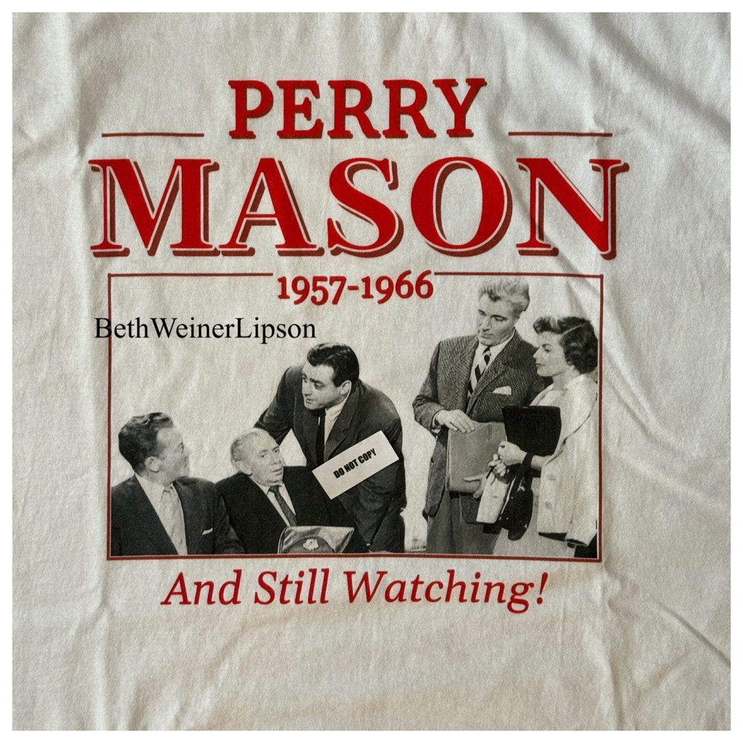 Perry Mason T-shirt, Raymond Burr, Perry Mason Cast Shirt, Perry Mason ...