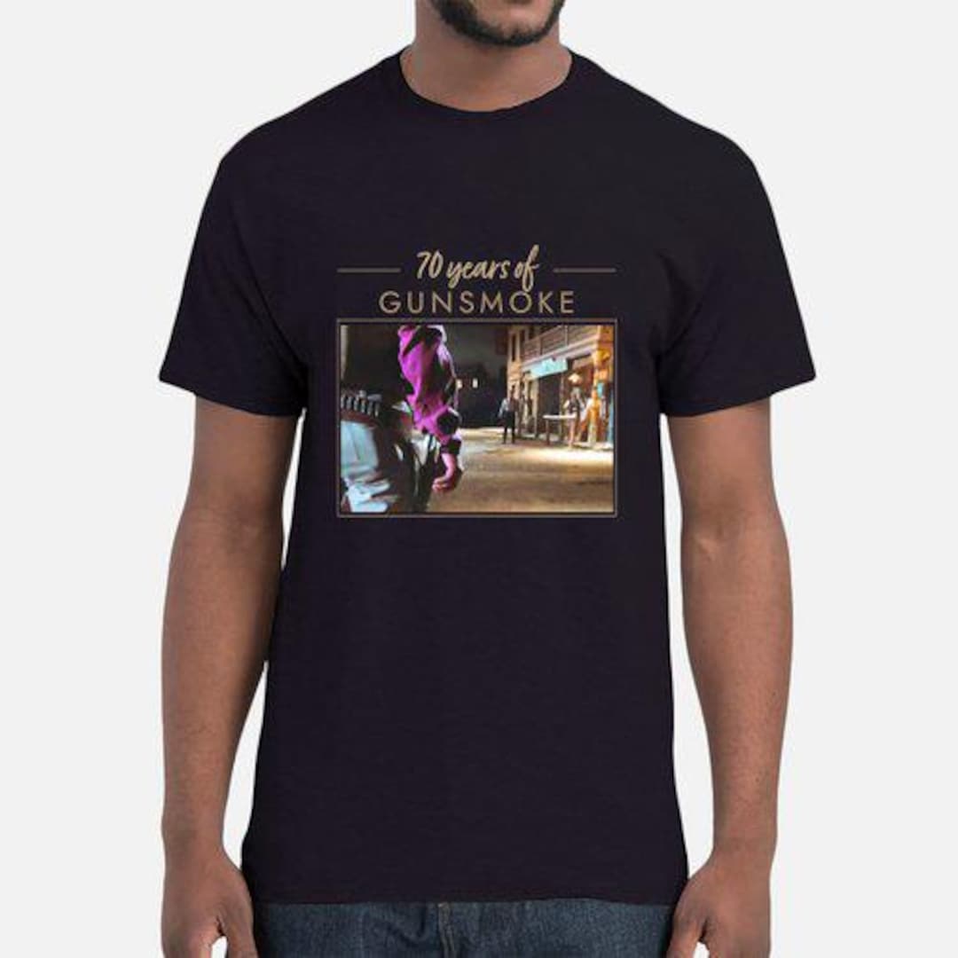 Gunsmoke 70th Anniversary T-shirt: Classic TV Western, Size Large - Etsy