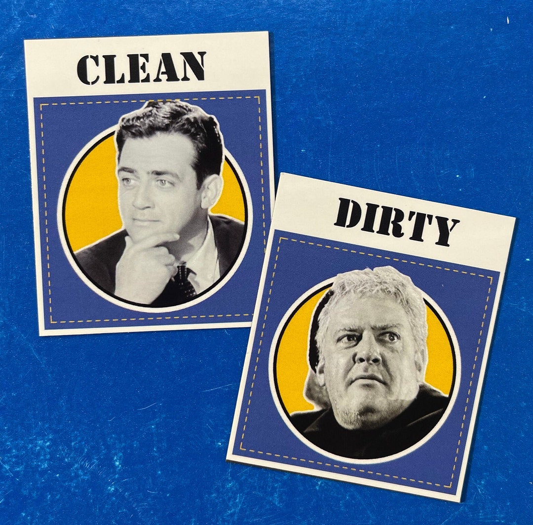 Perry Mason, Dishwasher Magnet Set, Clean/dirty Set, Raymond Burr ...