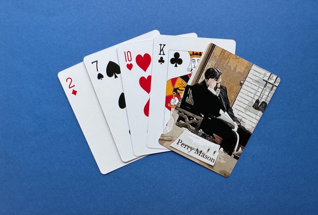 Perry Mason Playing Cards, Perry Mason Card Deck, Raymond Burr ...
