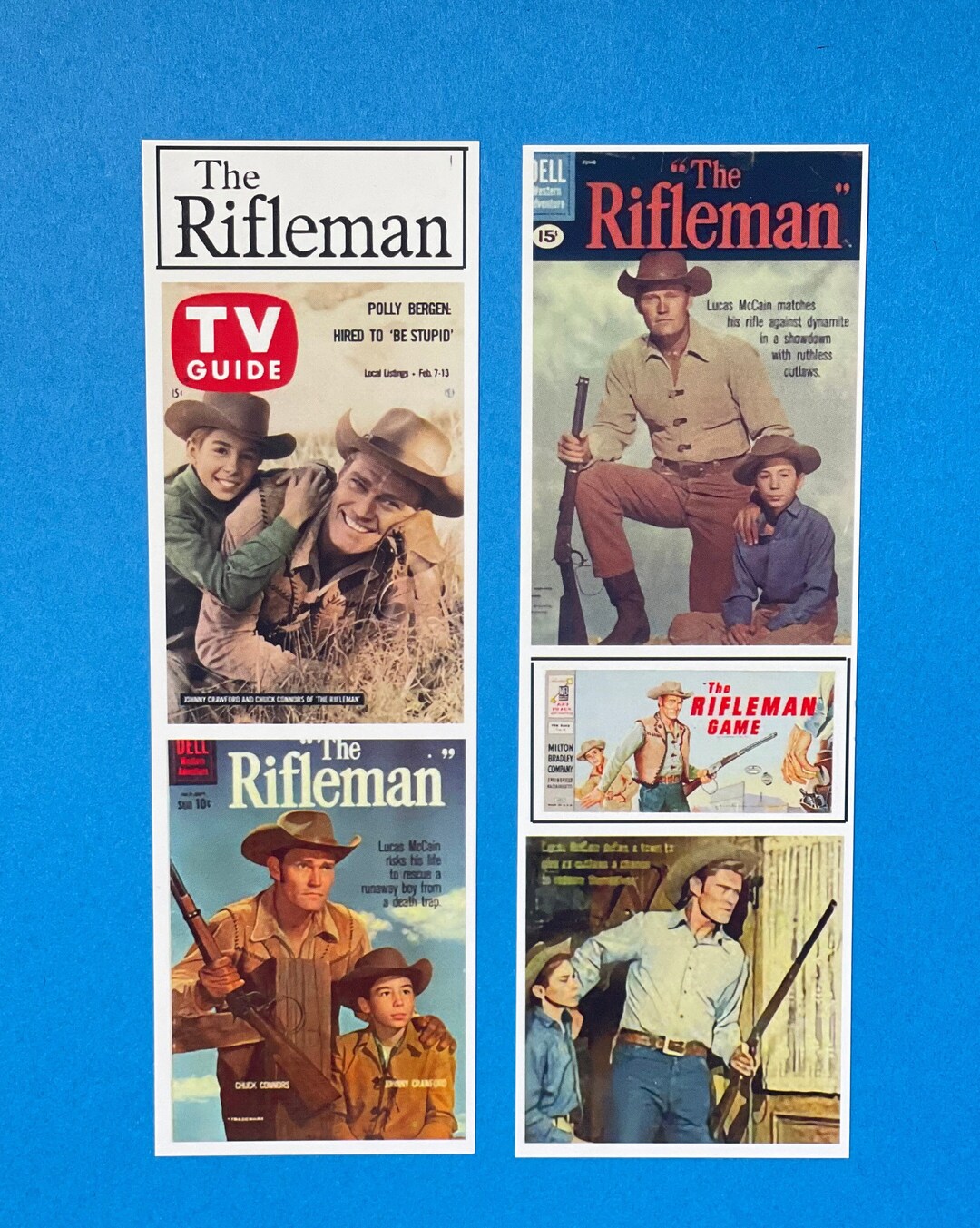 The Rifleman Bookmark Set: Vintage Western TV Show Gift - Etsy