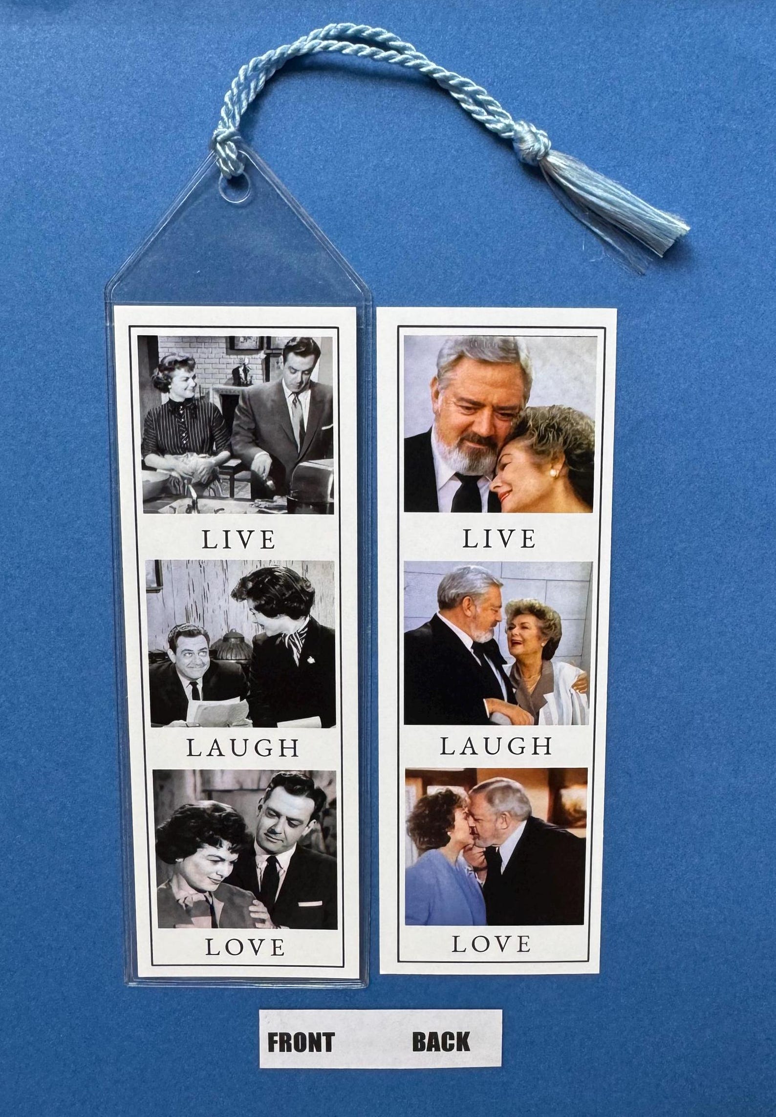 Perry Mason & Della Street 2- Sided Bookmark, Raymond Burr, Barbara ...