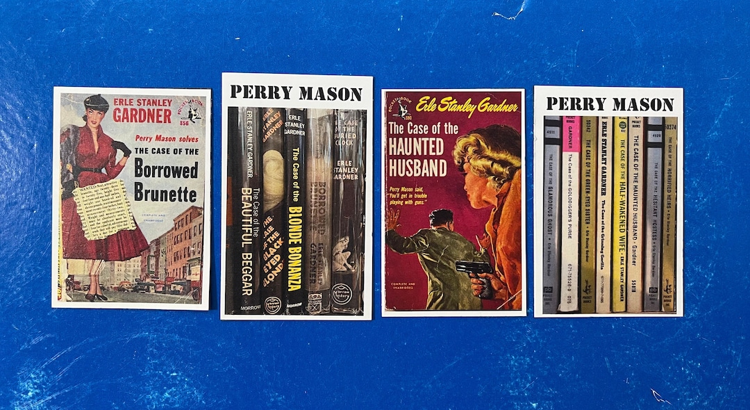 Perry Mason Books Magnet Set: Vintage Mystery Novels - Etsy