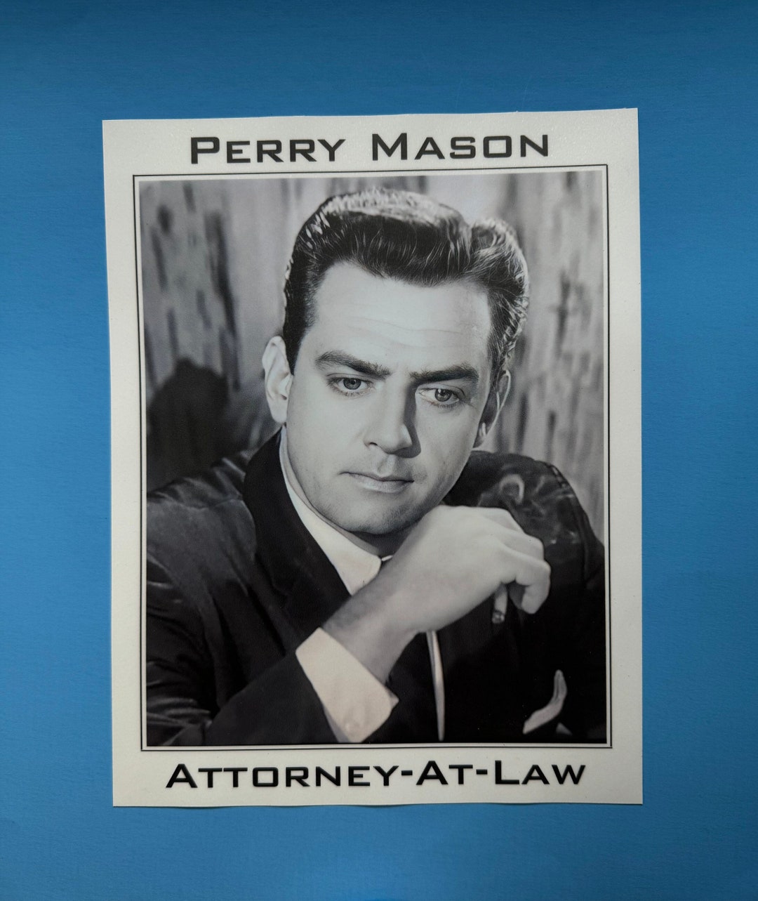 Perry Mason, Paul Drake Mini Poster Print, Raymond Burr, William Hopper ...