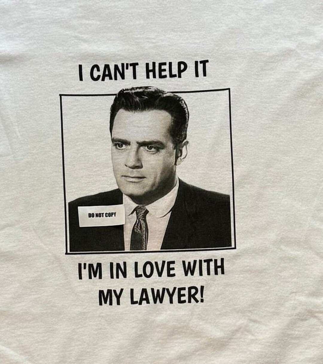 Perry Mason T-shirt, Raymond Burr, Perry Mason Fan Gift, Lawyer Gift ...