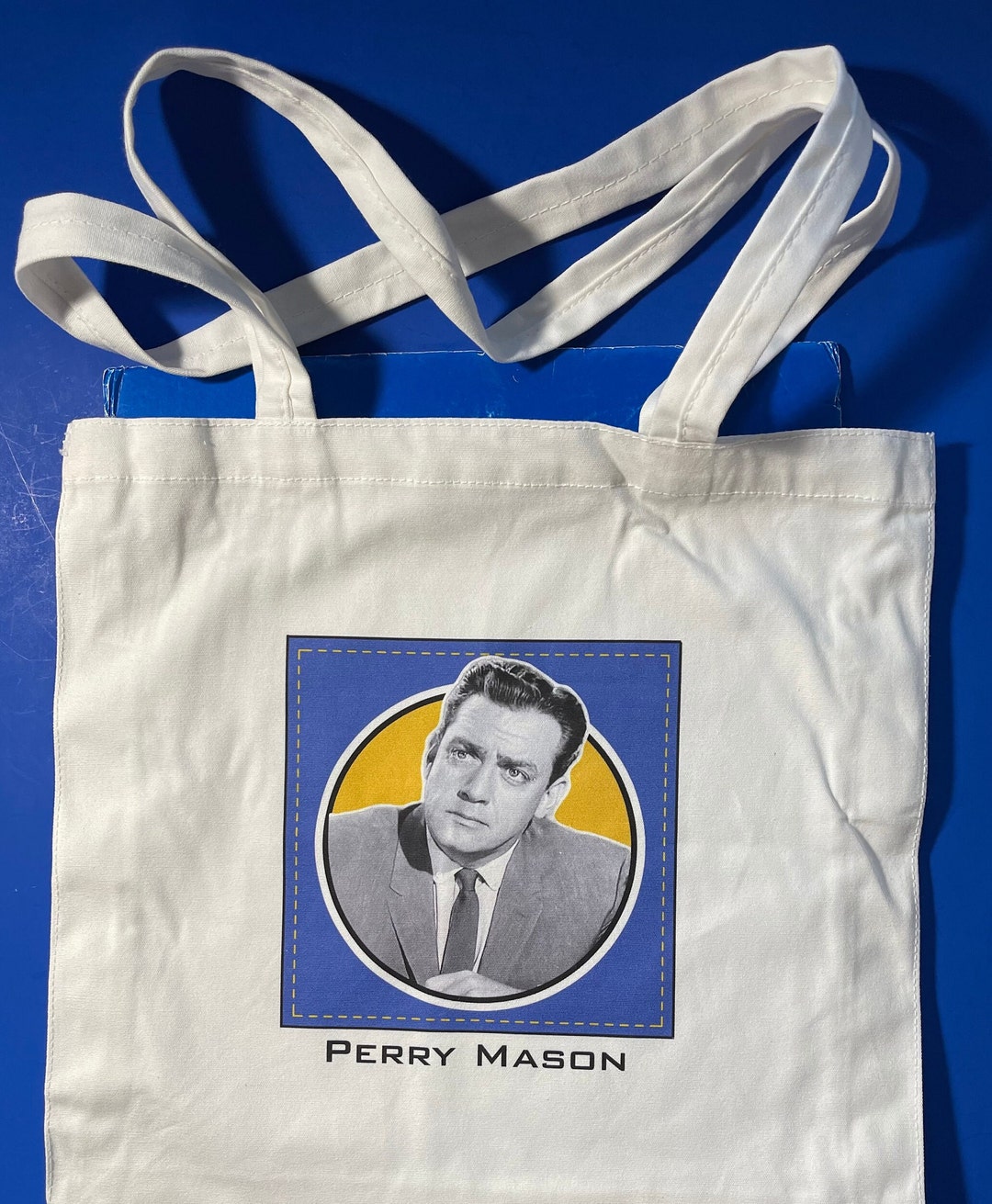 Perry Mason Tote Bag, Perry Mason TV, Raymond Burr, Lawyer Gift, Perry Mason Fan Gift, New ...