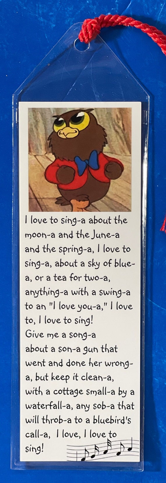 Owl Jolson I Love To Singa Lyrics