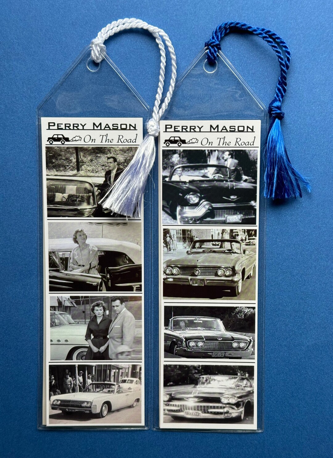 Perry Mason Bookmark Set, Raymond Burr, Classic Cars, Barbara Hale ...