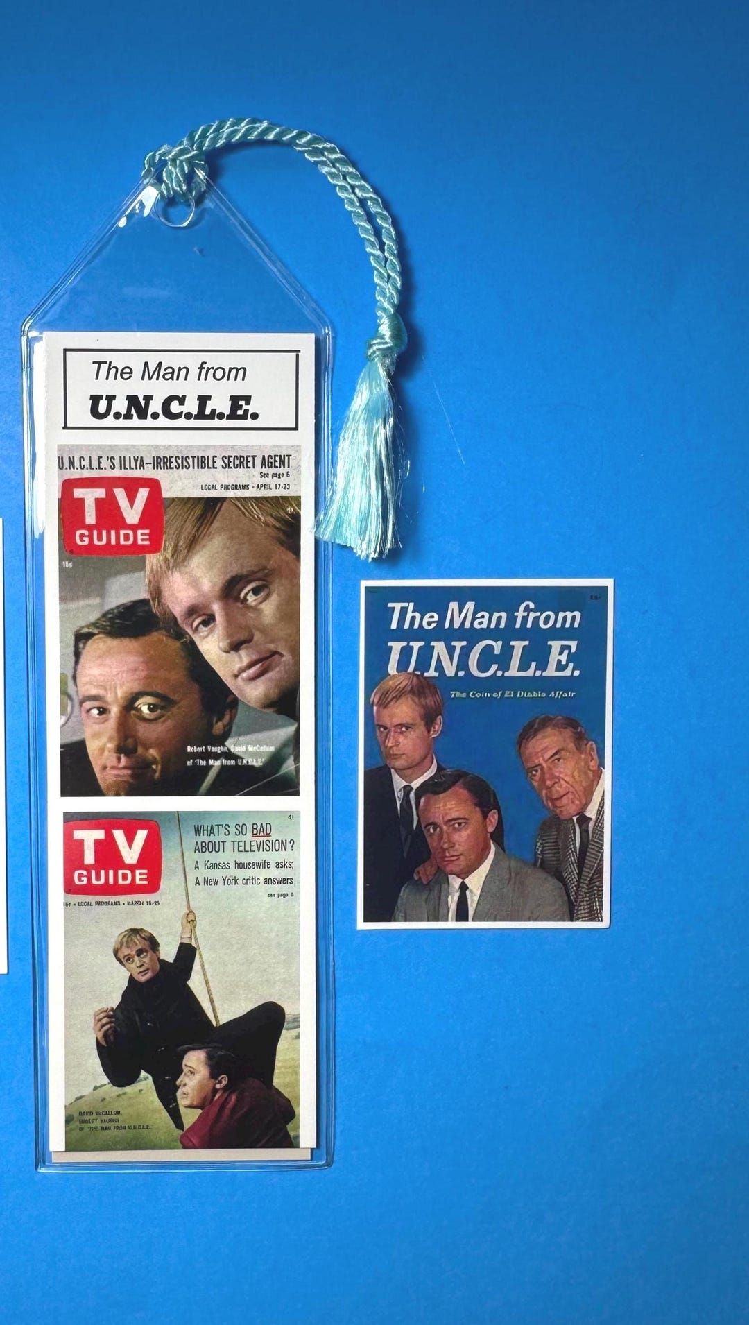 Man From Uncle Bookmark, the Man From Uncle Bookmark & Magnet Set ...