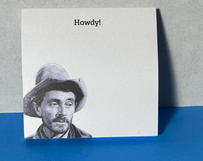 Gunsmoke Post-it Notes, Festus, Gunsmoke Fan Gift, Marshal Dillon, Post ...