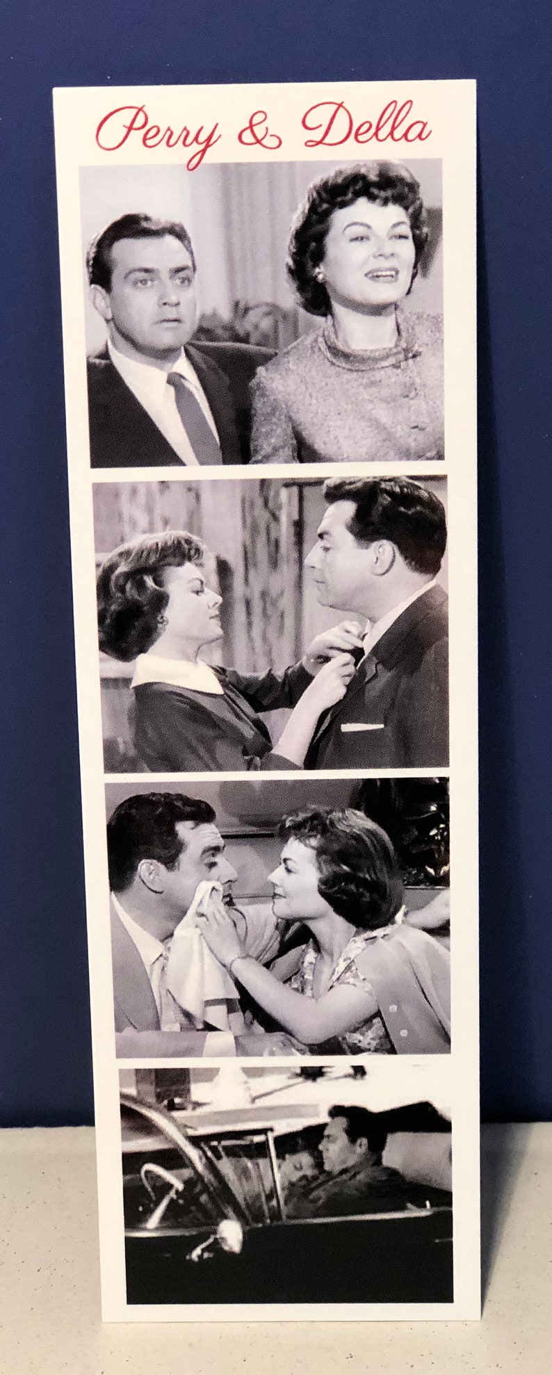 Perry Mason & Della Street Bookmarks: Classic TV Show Set - Etsy