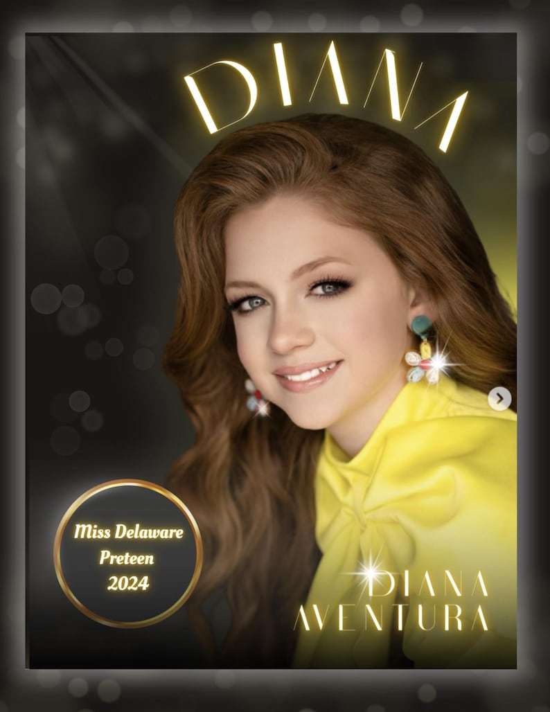 Custom Pageant Ad Design – Personalized Program Ad for Pageants ...