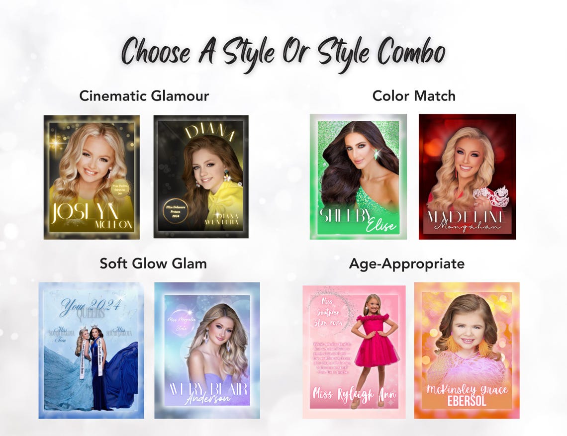 Custom Pageant Ad Design – Personalized Program Ad for Pageants ...