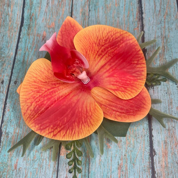 Orange Hair Clips - Etsy