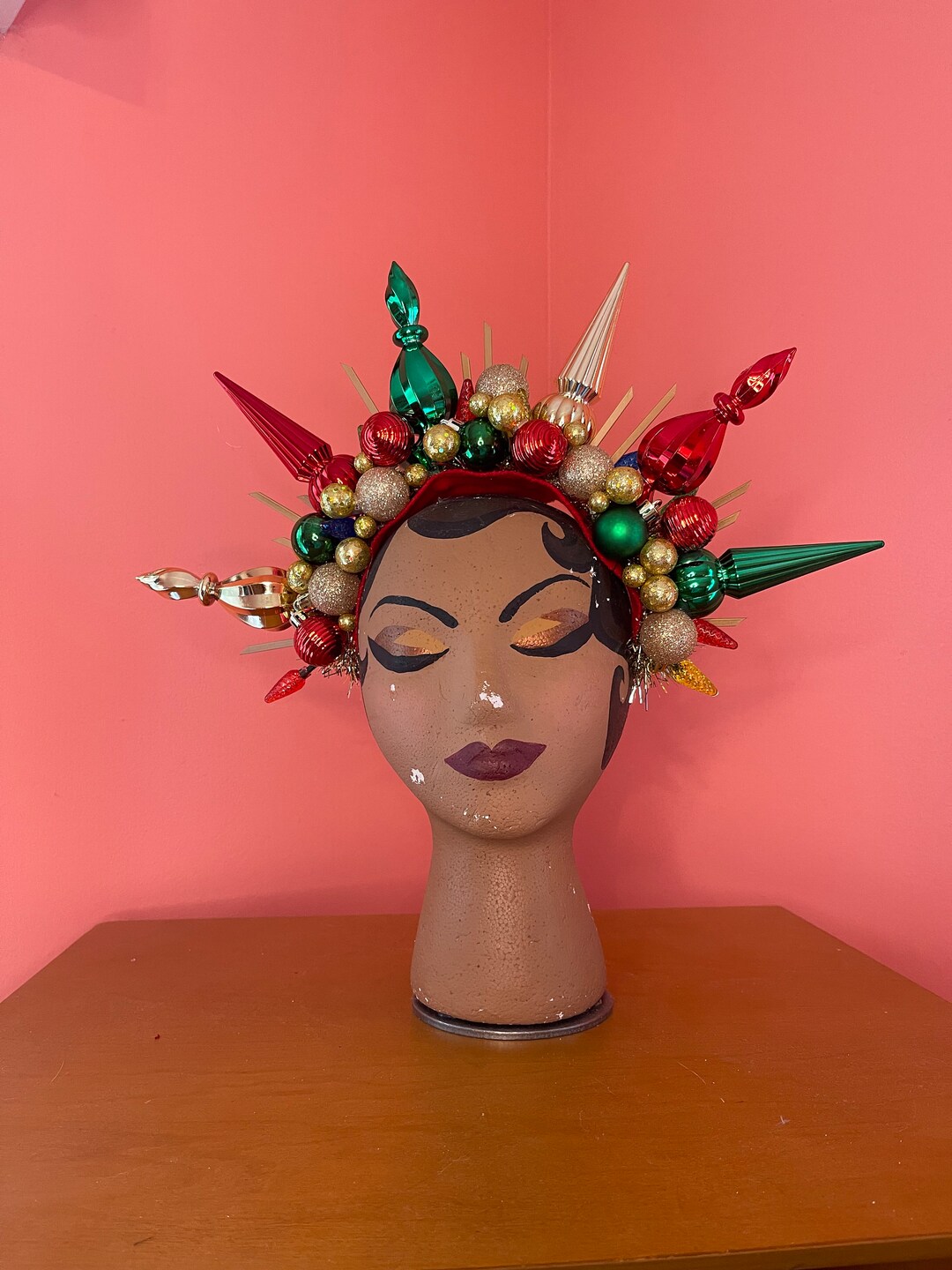 LOW STOCK New for 2023 the Kitschy Queen Gold Ornament Goddess Crown ...