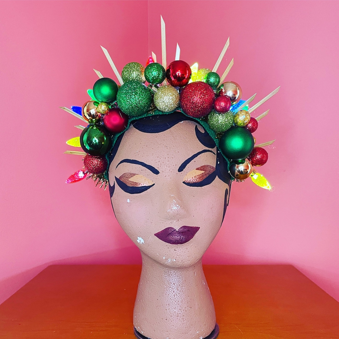 The Party Princess Kitschy Tacky Christmas Crown - Etsy