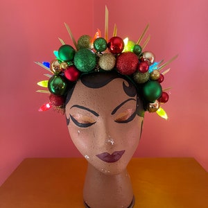 The Party Princess Kitschy Tacky Christmas Crown - Etsy