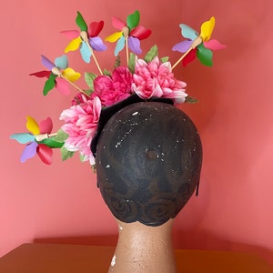 The Perky Pinwheels, Now With Mums and Carnations! Hot Pink Flowers ...