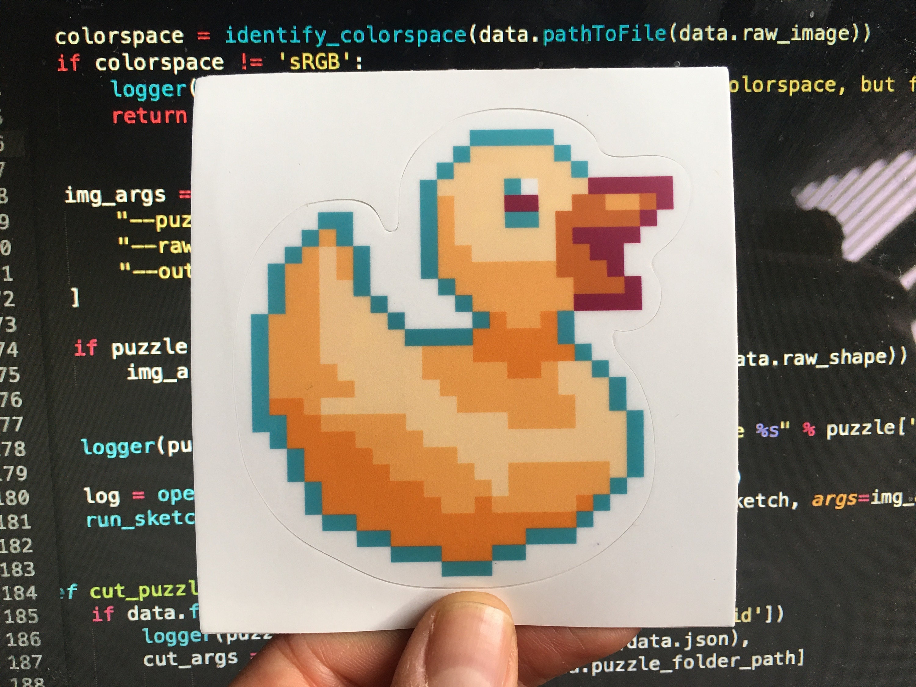 Pegatina de depuración de pato de goma Calcomanía de vinilo para ...