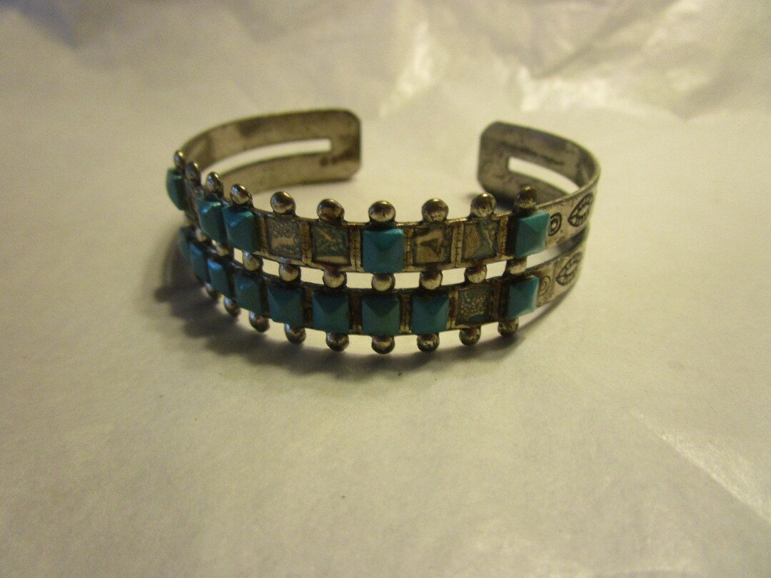 Vintage Native American Cuff Bracelet - Etsy