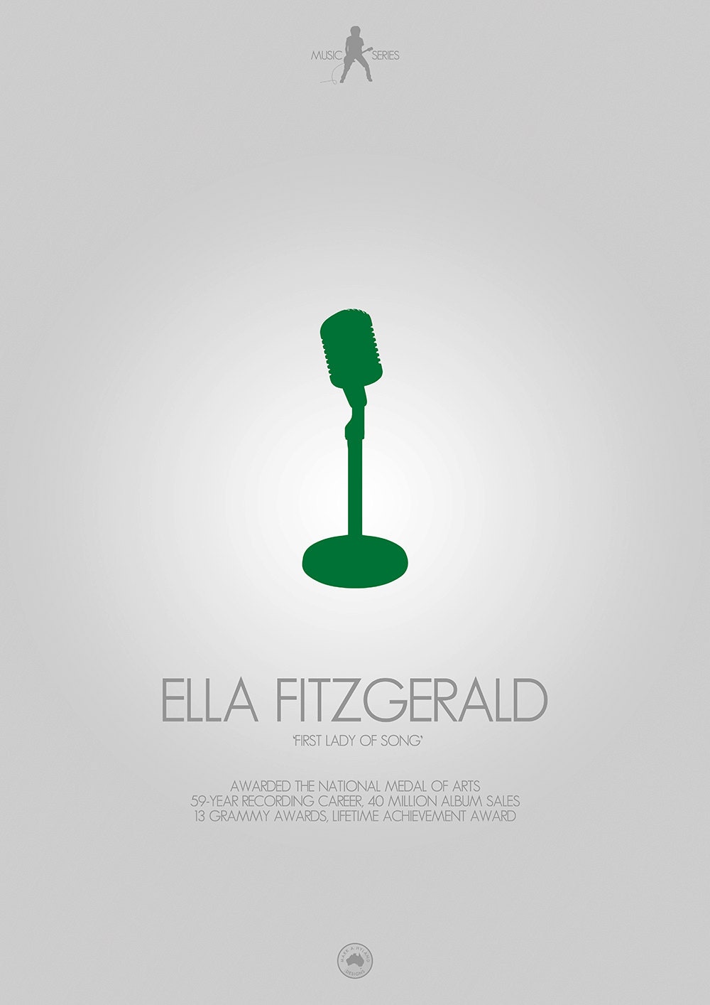 Musician Series - ELLA FITZGERALD - Etsy