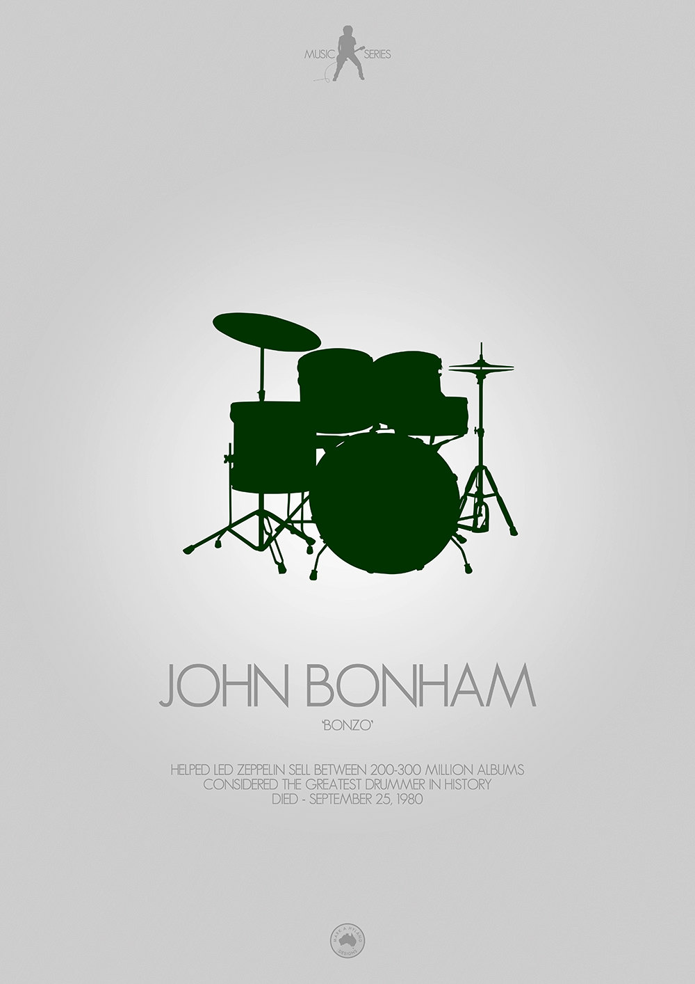 John Bonham Symbol Wallpaper