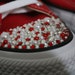 Bling Red Converse Sneakers - Etsy