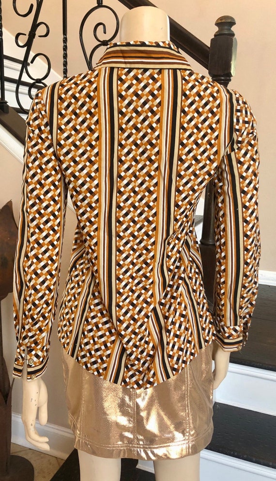 Cool Vintage 70s Alex Coleman Multiple Brown and Oran… - Gem