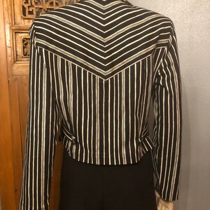 Cool Vintage Black and White Western Style Howard Wolf Dallas Jacket ...