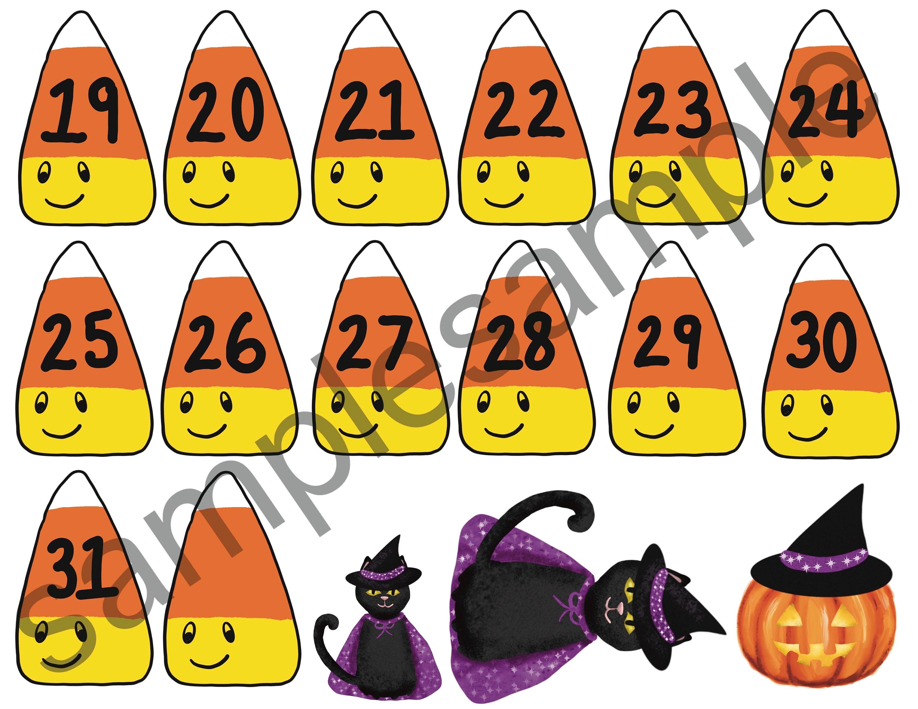 OCTOBER, Halloween Journal Printables, Numbers Days of the Week ...