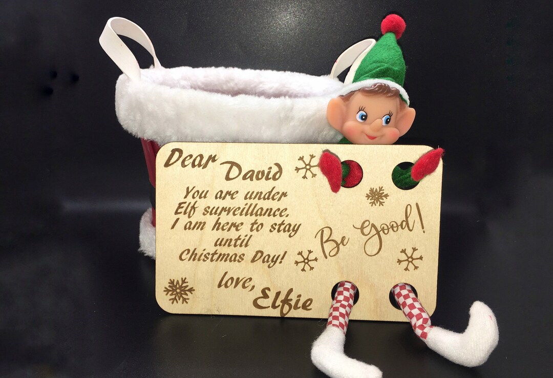 Elf Arrival Letter - Elf Delivery Elf Accessories - Christmas Elf Props ...