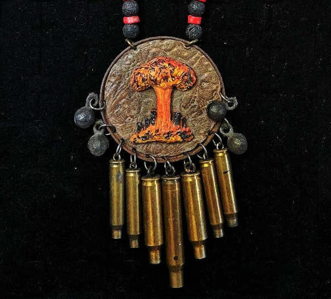 Fallout , Wasteland Inspired Nuclear Blast Necklace - Etsy