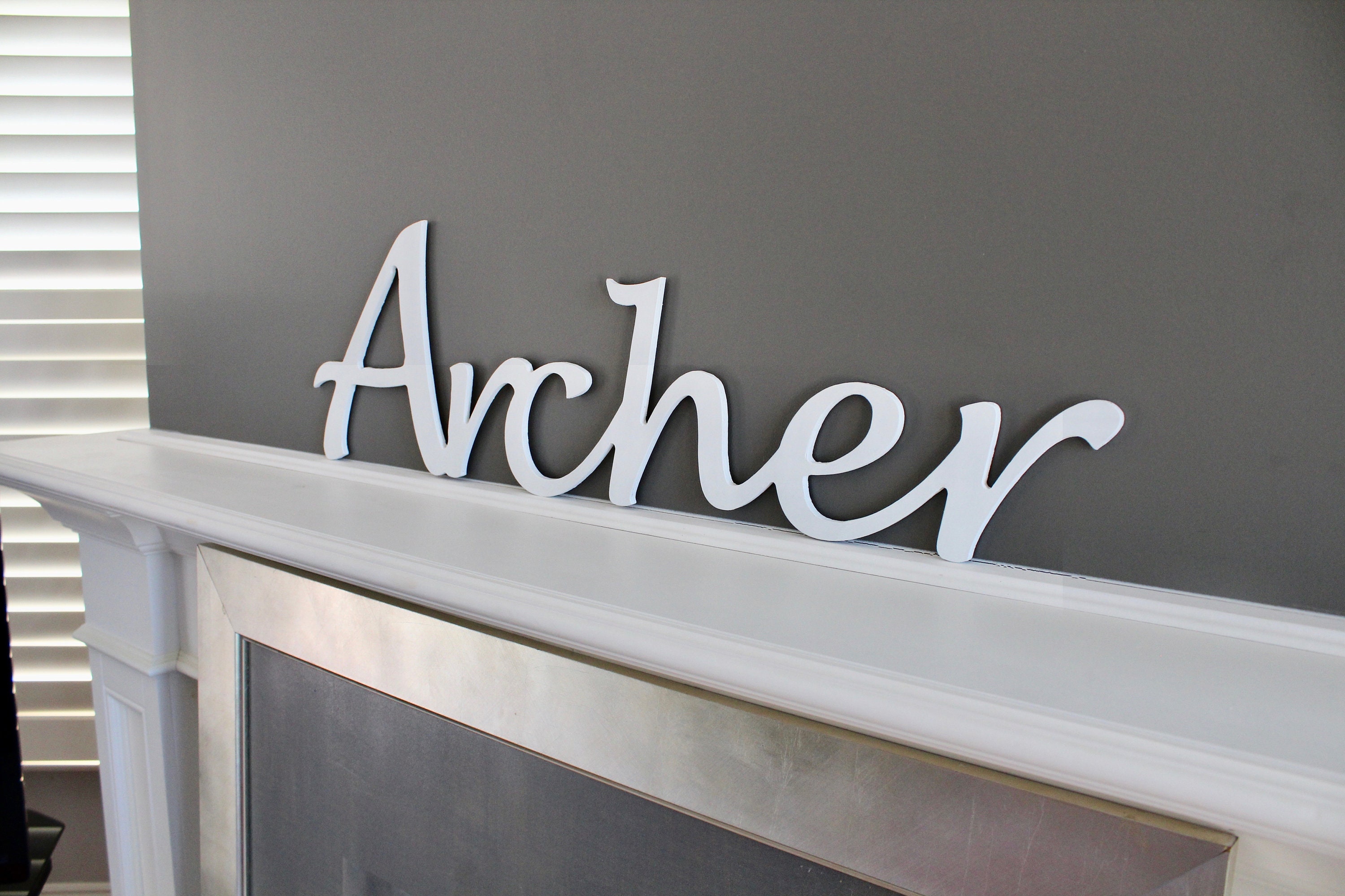 Name Sign - Wooden Name Sign - Name - Personalized Wall Sign - Etsy