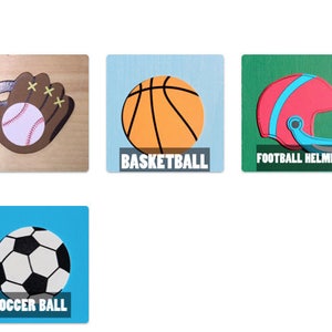 Wooden Growth Chart - Sport Theme - Etsy