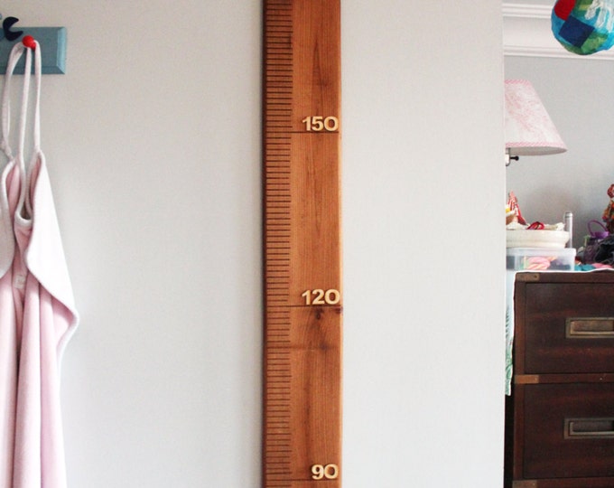 Wood Growth Chart Wooden 100% Non-toxic Metric - Etsy